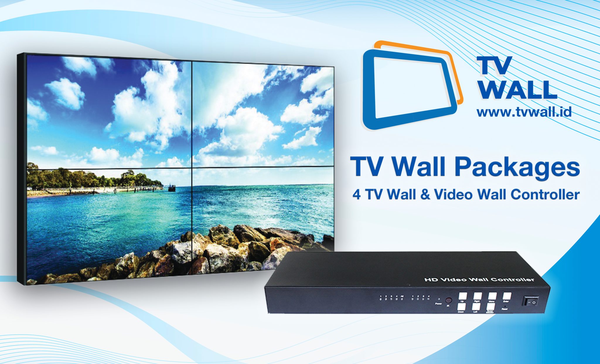 TV Wall Indonesia - Video Wall Display, Controller, Pro AV