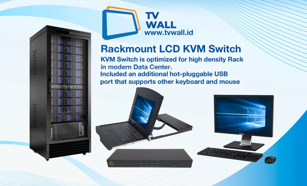 Data Center Solutions with LCD KVM Switch - TV Wall